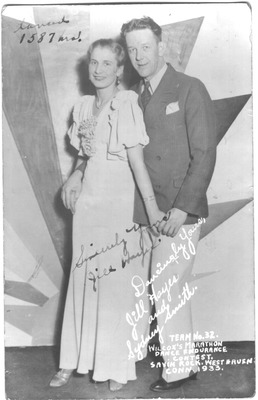 "Jill Hayes & Sydney Smith, Vanity Fair Marathon dance, Huntington, 193"