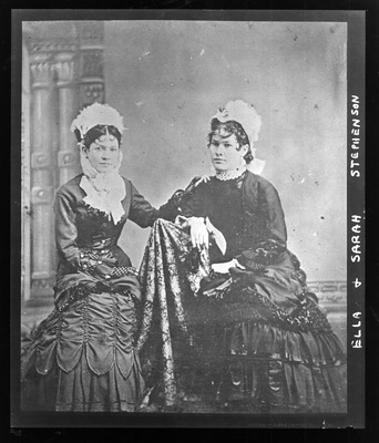 "Ella Stephenson (left) & Sarah Stephenson (on right)"