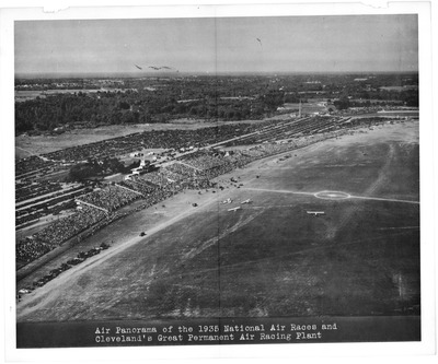 "Panorama of National Air Races, Cleveland, OH, 1935"