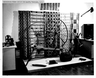 "Cabell-Wayne Historical Society Exhibit,spinning wheel" by Hupco Studios