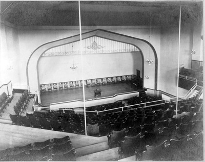 "Old Main auditorium, 1907"