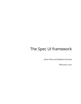 "The Spec UI framework"