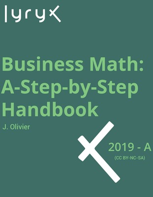 "Business Math: A Step-by-Step Handbook"