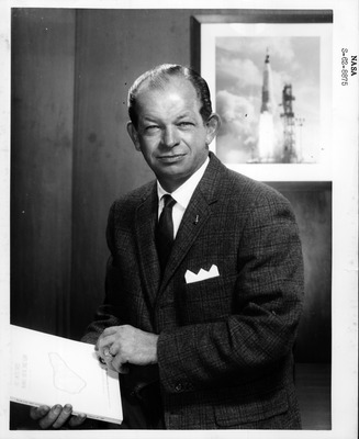 "Lt. Col. John A. Powers, USAF, public affairs officer for NASA, 1962"