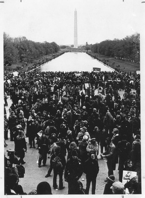 "Washington Peace Rally, Jan. 20, 1973" by Dennis Ferrell