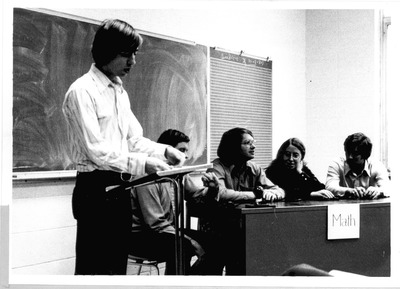 "MU Math. Department Quiz Bowl, ca. 1973-1975" by Tim Matchett