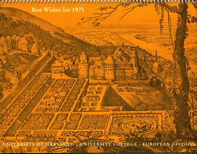 "1971 Calendar University of Maryland"